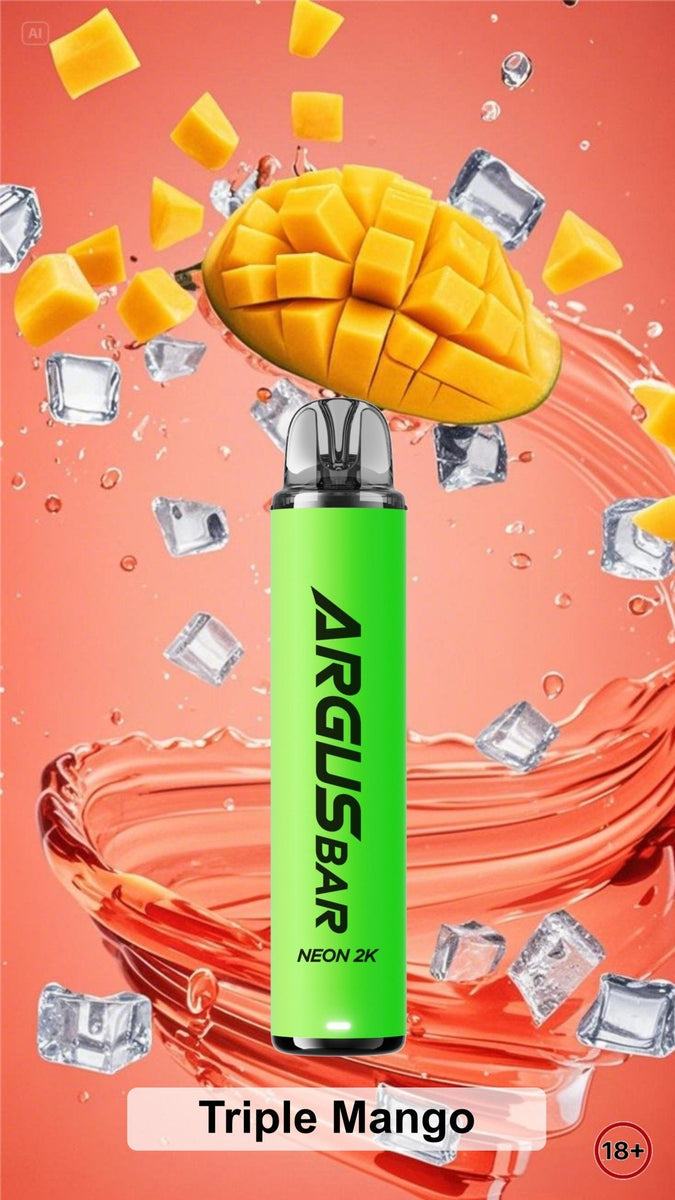 Argus Bar Neon 2000 Prefilled Pod Kit – The Vape Giant