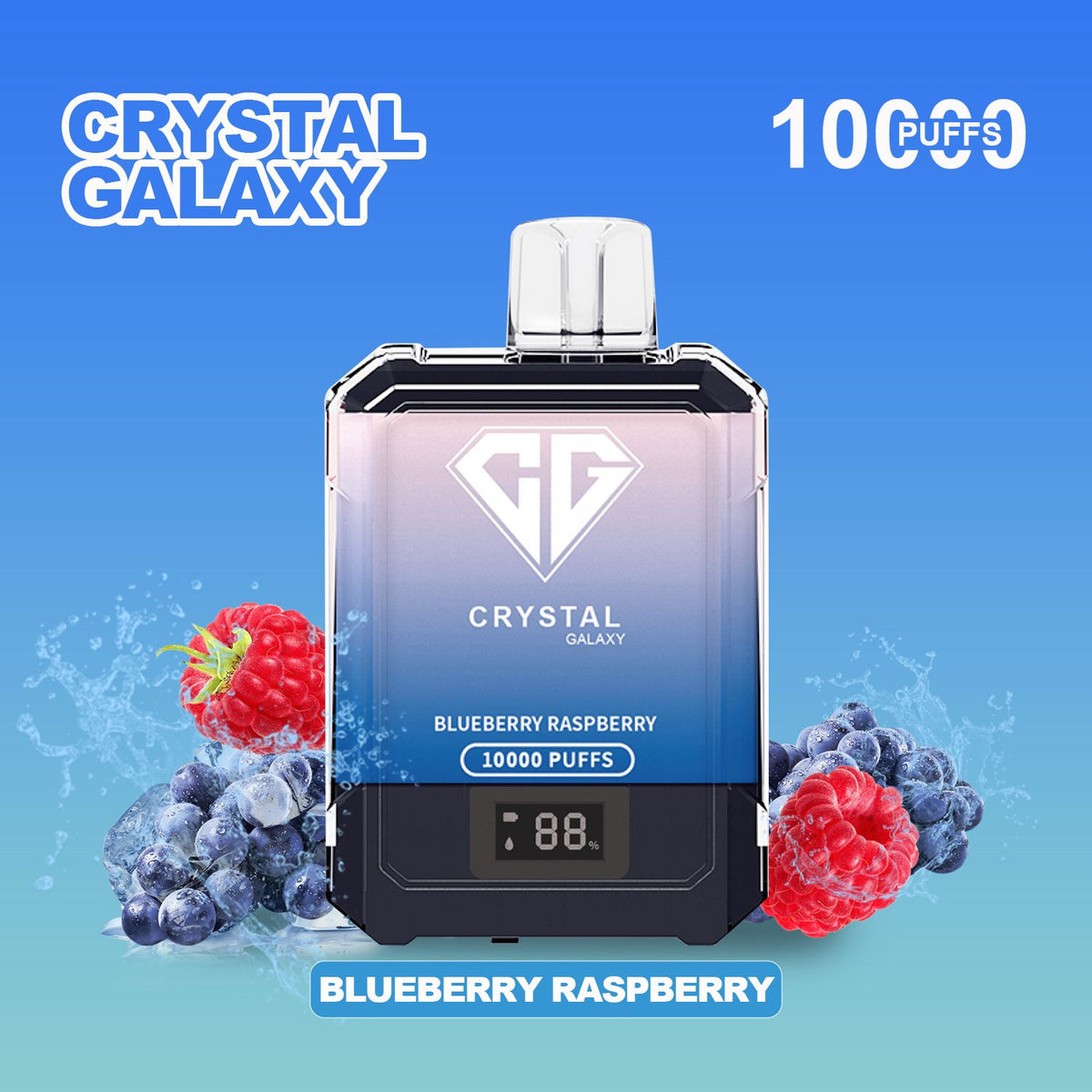 Crystal Galaxy 10000 Puffs Disposable Vape Pod Box of 10 - £74.99 - The ...