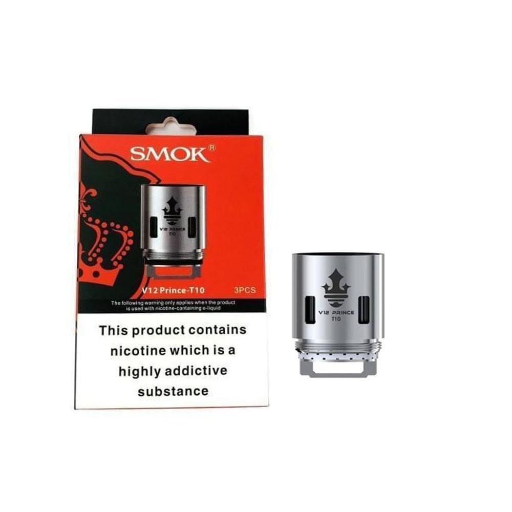Smok - Tfv12 Prince T10 - 0.12 ohm - Coils - 3pack - £8.99 - The Vape Giant